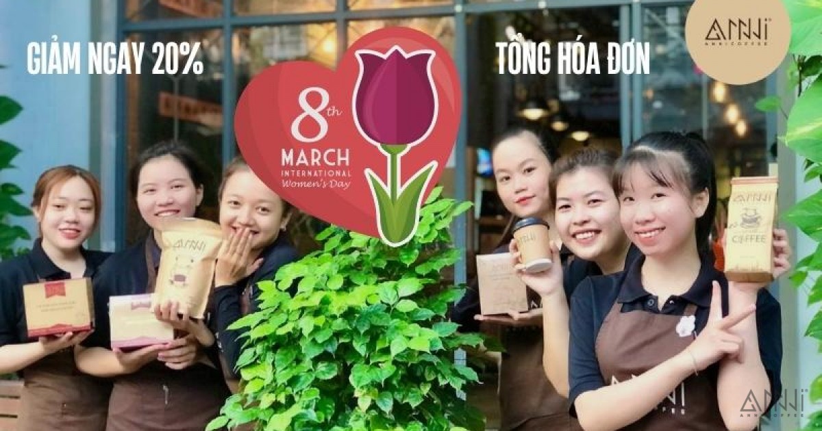 ANNI COFFEE CÀ MAU - Ngày 8 tháng 3 cùng Anni Coffee